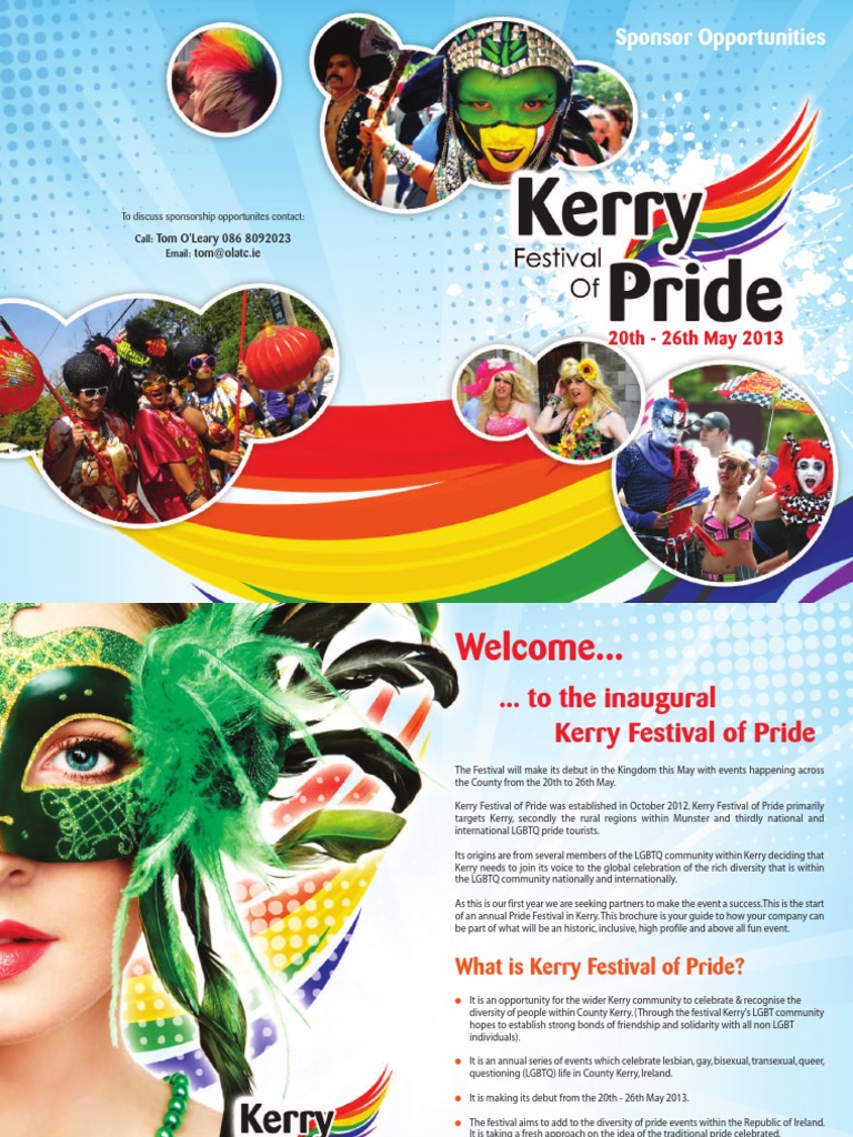 Kerry Festival of Pride Sponsorship Brochure | PDF | Lgbt Community ...