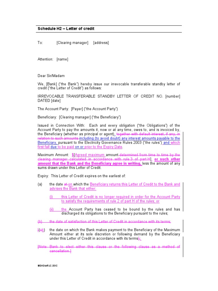 Documentary Letter of Credit | PDF | Letter Of Credit | Credit