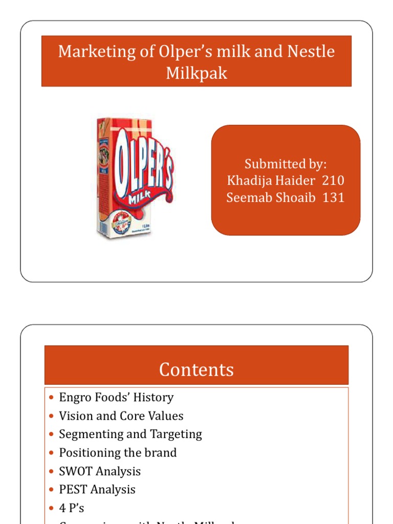 OLPERS Milk Pricing in Pakistan | PDF | Milk | Dairy