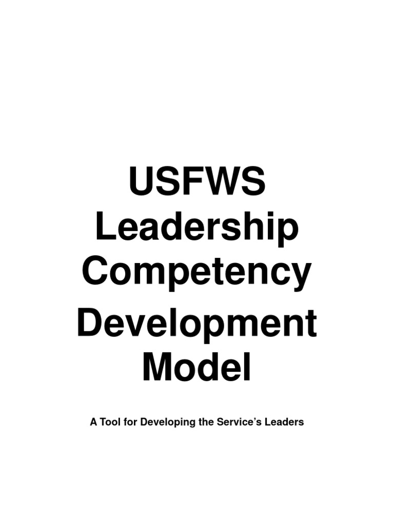 USFWS leadership development model | PDF | Competence (Human Resources ...