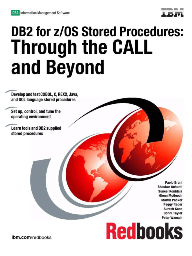 DB2 For ZOS Stored Procedures | PDF | Parameter (Computer Programming ...