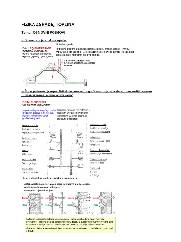 Fizika Zgrade, Toplina | PDF