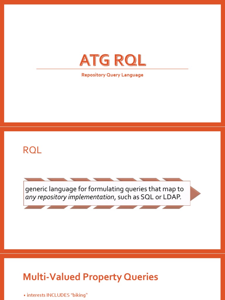 Atg RQL | PDF | Data | Data Management