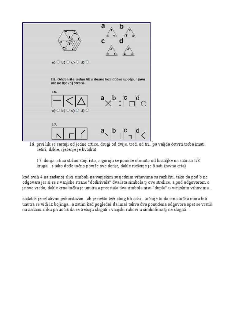 Primjer Psiho Test