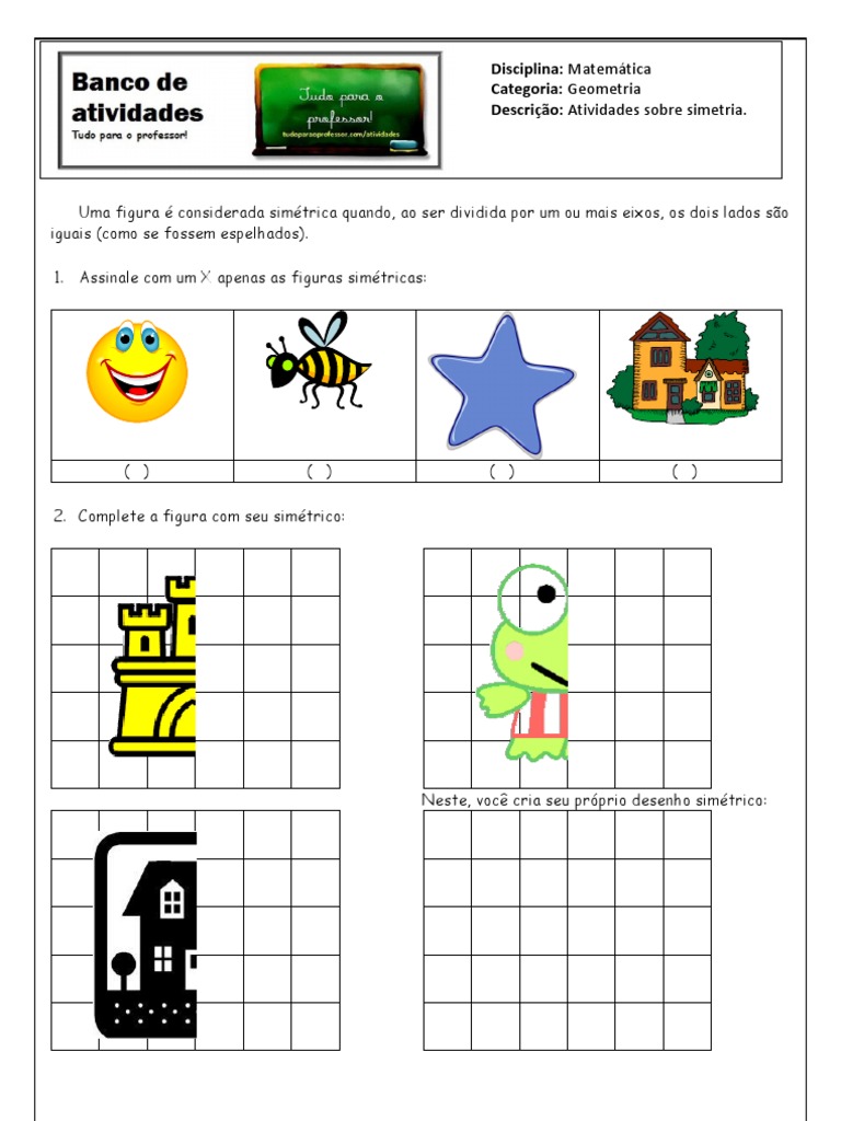 SIMETRIA - Atividade 1