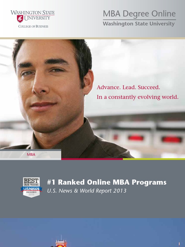 WSU MBA Brochure | PDF | Master Of Business Administration | Student ...