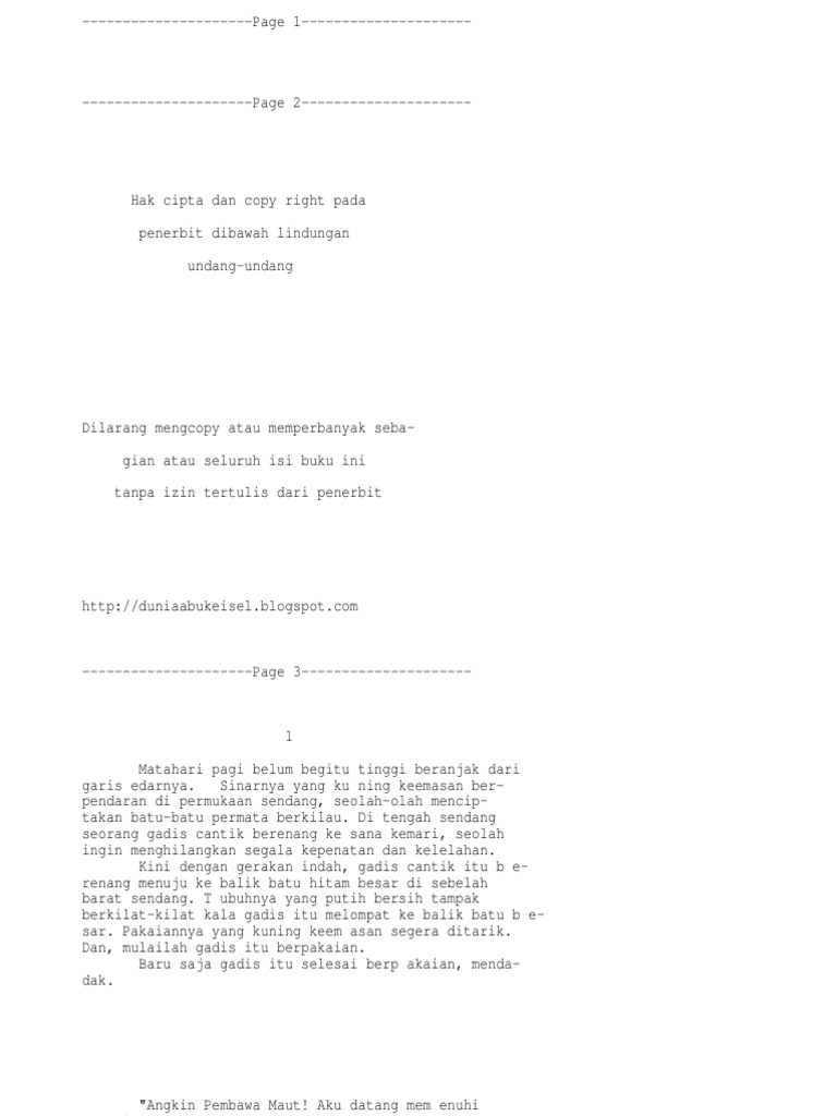 Siluman Ular Putih - 8. Sayembara Angkin Pembawa Maut | PDF