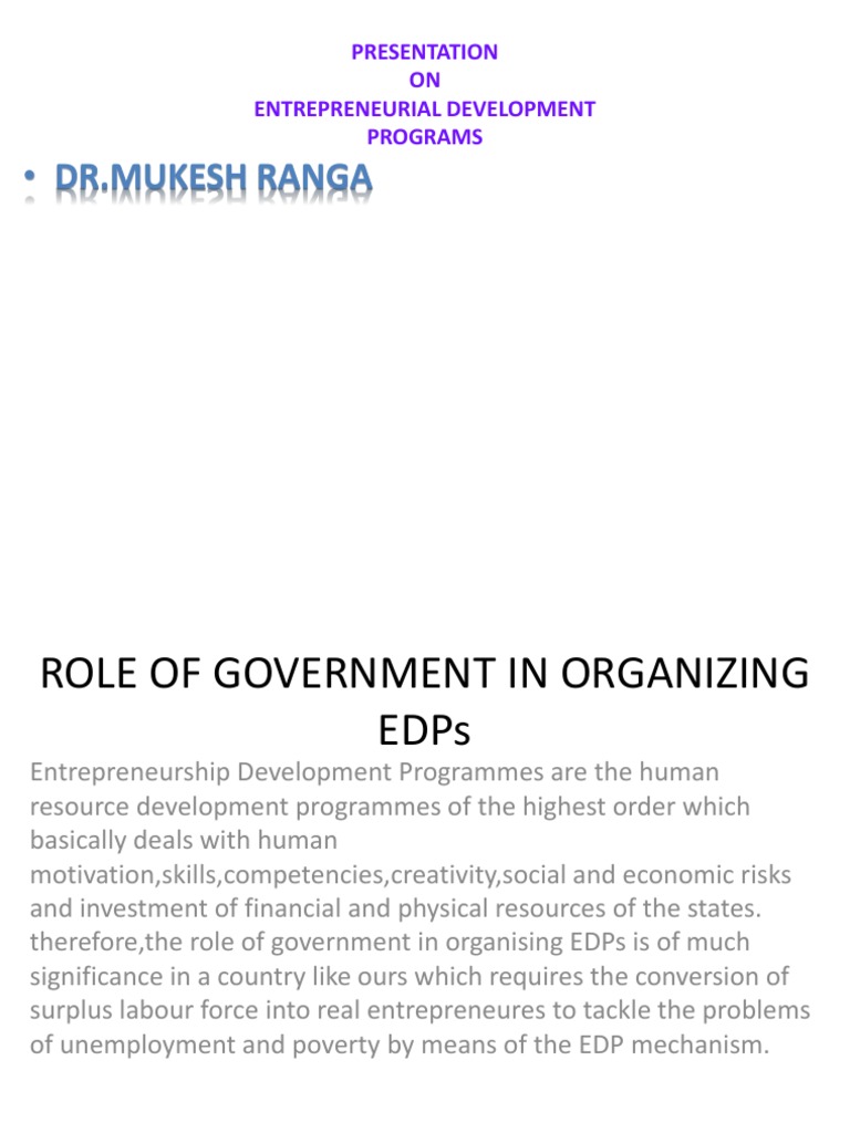 Presentation of Edps | PDF