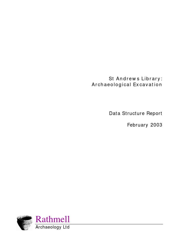 St Andrews Library Archaeological Findings | PDF | Excavation ...