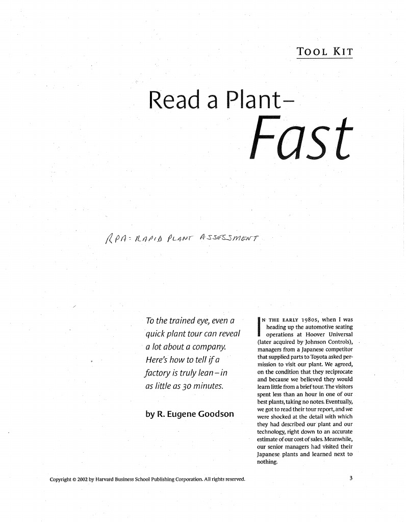 Rapid Plant Assessment - Lead - Read A Plant Fast | PDF