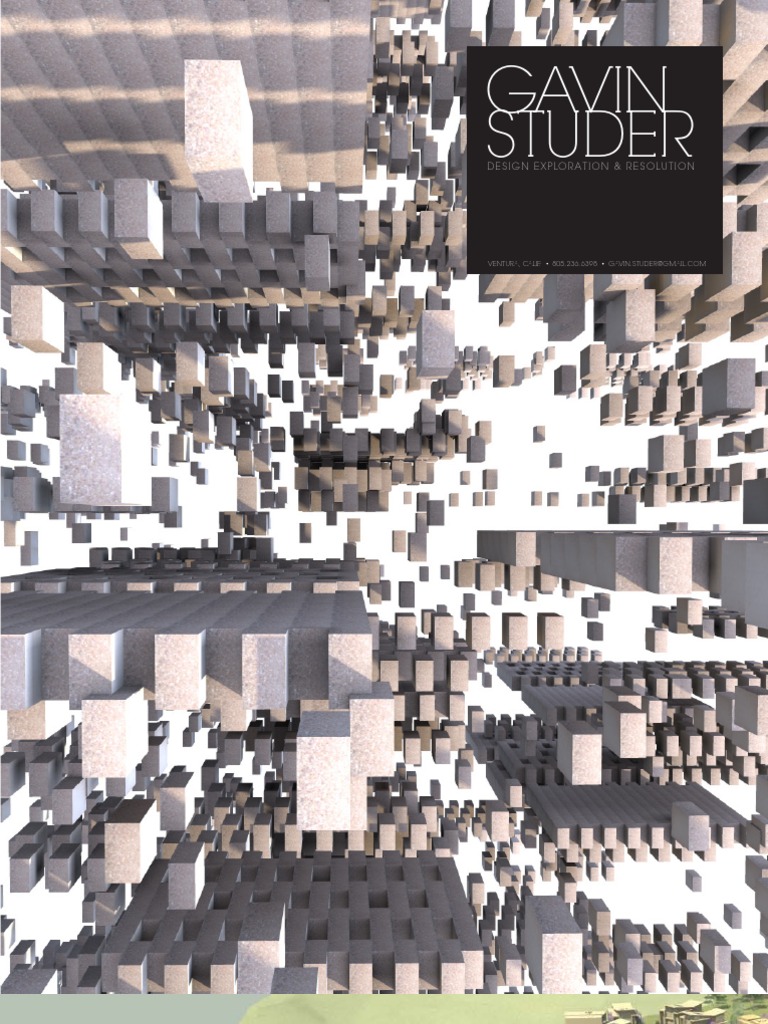 Gavin Studer - Design Portfolio | PDF | Sketch Up | Adobe In Design