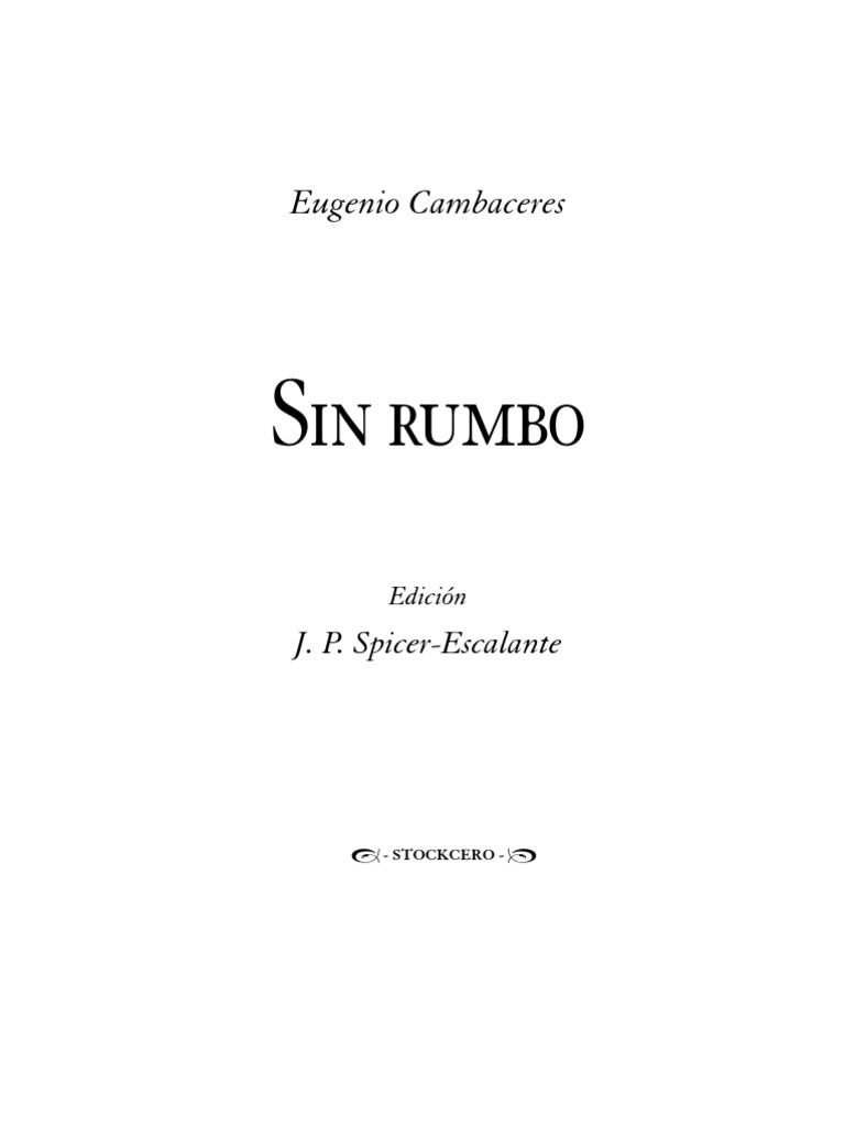 Sin Rumbo (Cambaceres) | PDF | Evolución | Science