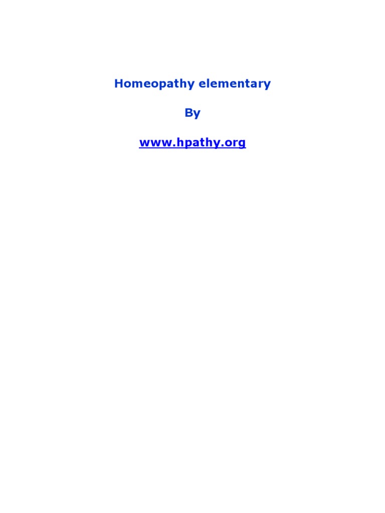 Homeopathy Course - Hpathy | PDF | Homeopathy | Anger