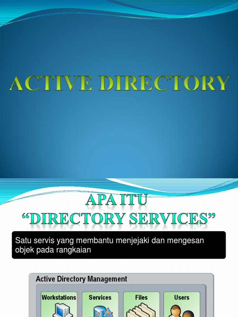 Active Directory | PDF