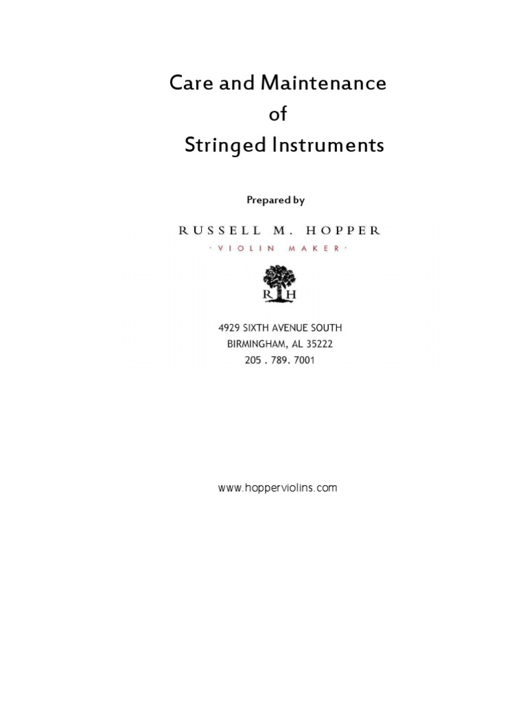 Violin Bow Care and Maintenance Guide | PDF | String Instruments | Violin