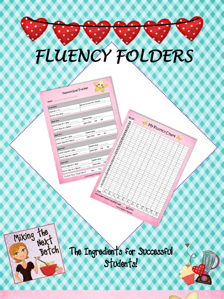 Fluency Folder Freebie | PDF