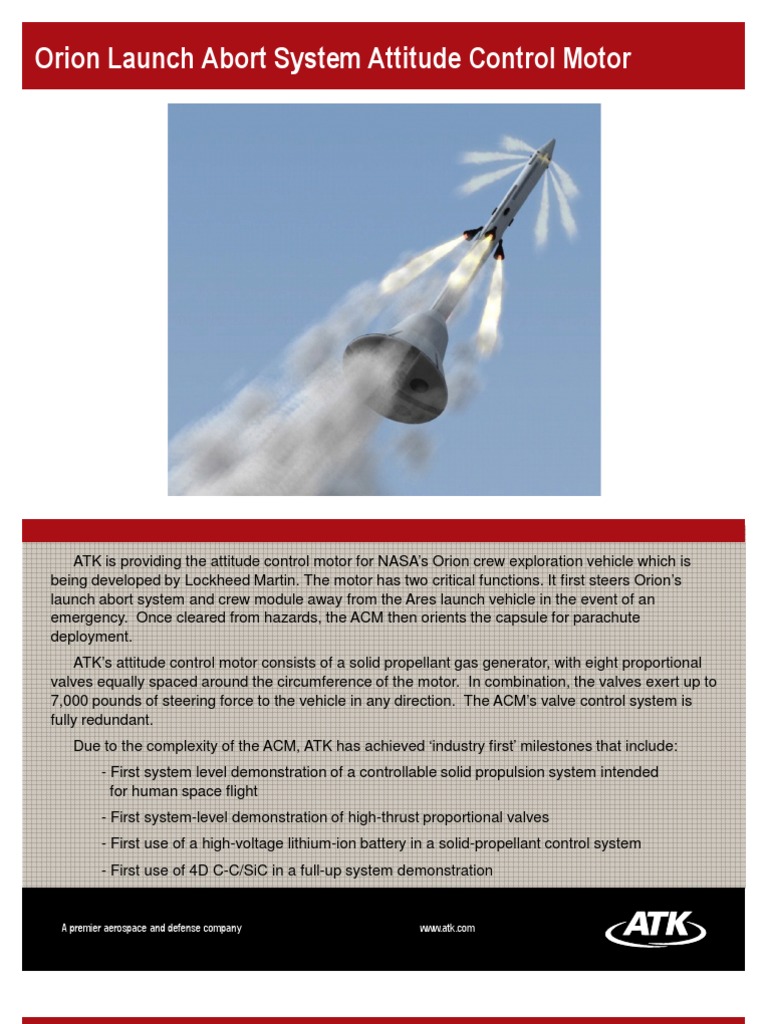 ACM - Attitude Control Motor | PDF | Science & Mathematics | Technology ...