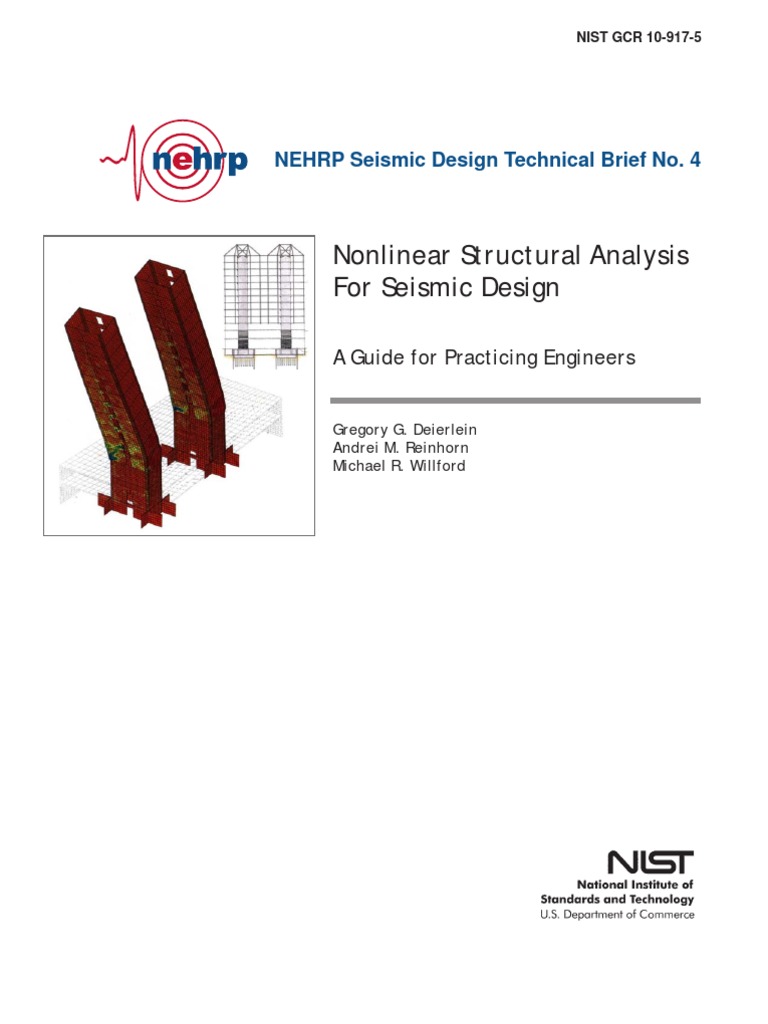 Non-Linear Structural Analysis For Seismic Design | PDF | Art