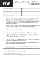 CSEC Visual Arts Reflective Journal | PDF | Drawing | Composition ...