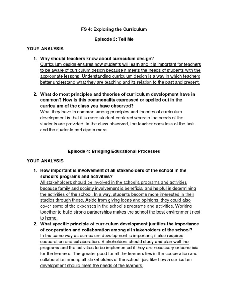 Field Study 4 | PDF | Curriculum | Educational Assessment
