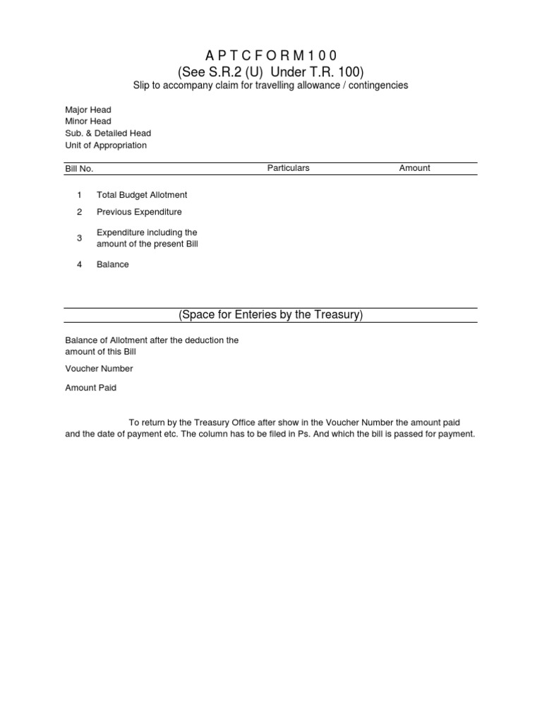 Aptc Form 100 | PDF | Finance & Money Management