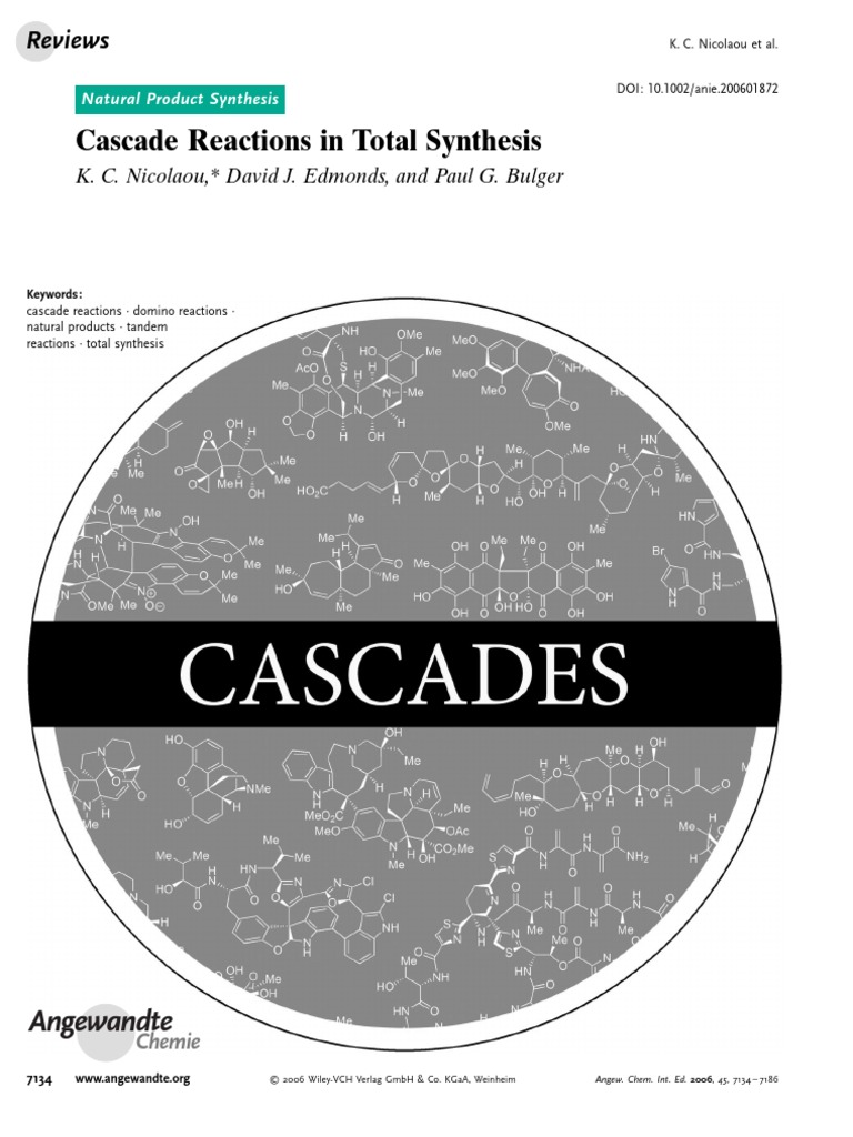 Cascade Reactions | PDF | Chemical Reactions | Ester
