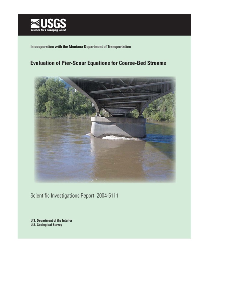 Bridge Scour Usgs Sir 2004-5111 | PDF | Particle Size Distribution ...