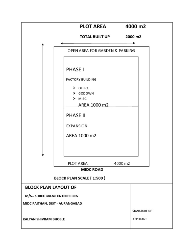 Plot Area 4000 m2 | PDF