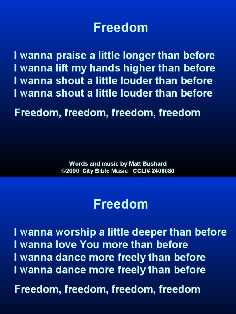 Freedom (Bushard) | PDF