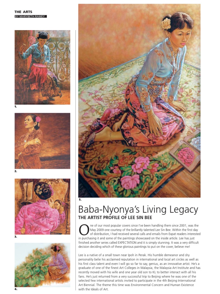 Baba Nyonya Art | PDF | Paintings | Arts (General)