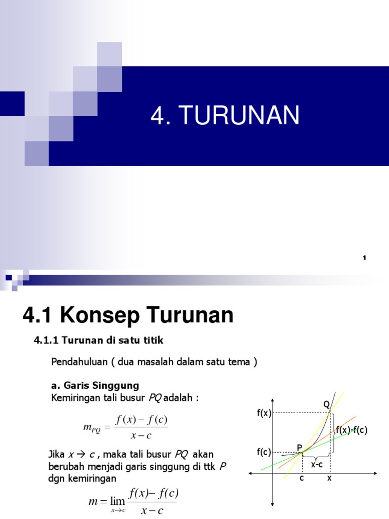 Turunan | PDF | Sains & Matematika | Komputer