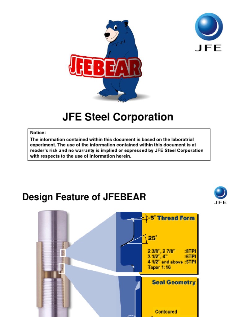 2 JFE BEAR Design Feature | PDF | Pipe (Fluid Conveyance) | Building ...