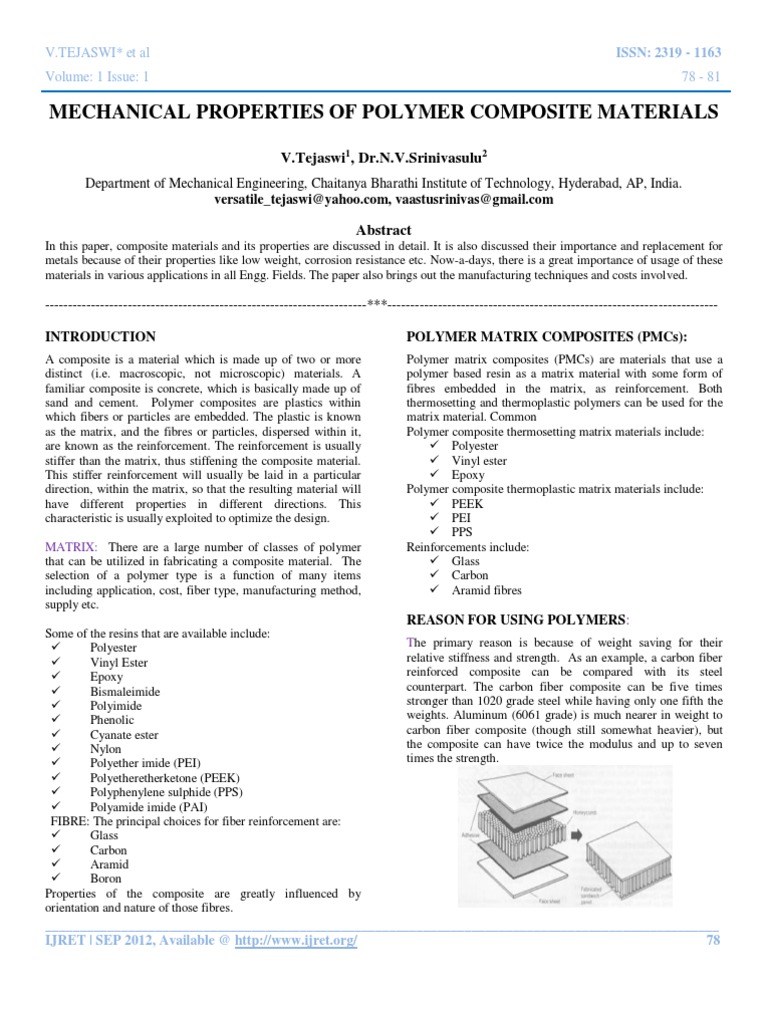 Mechanical Properties of Polymer Composite Materials | PDF | Composite ...