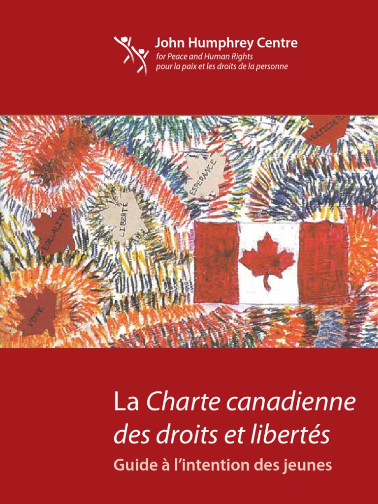 La Charte Canadienne Des Droits Et Libertés Guide À L'intention Des ...