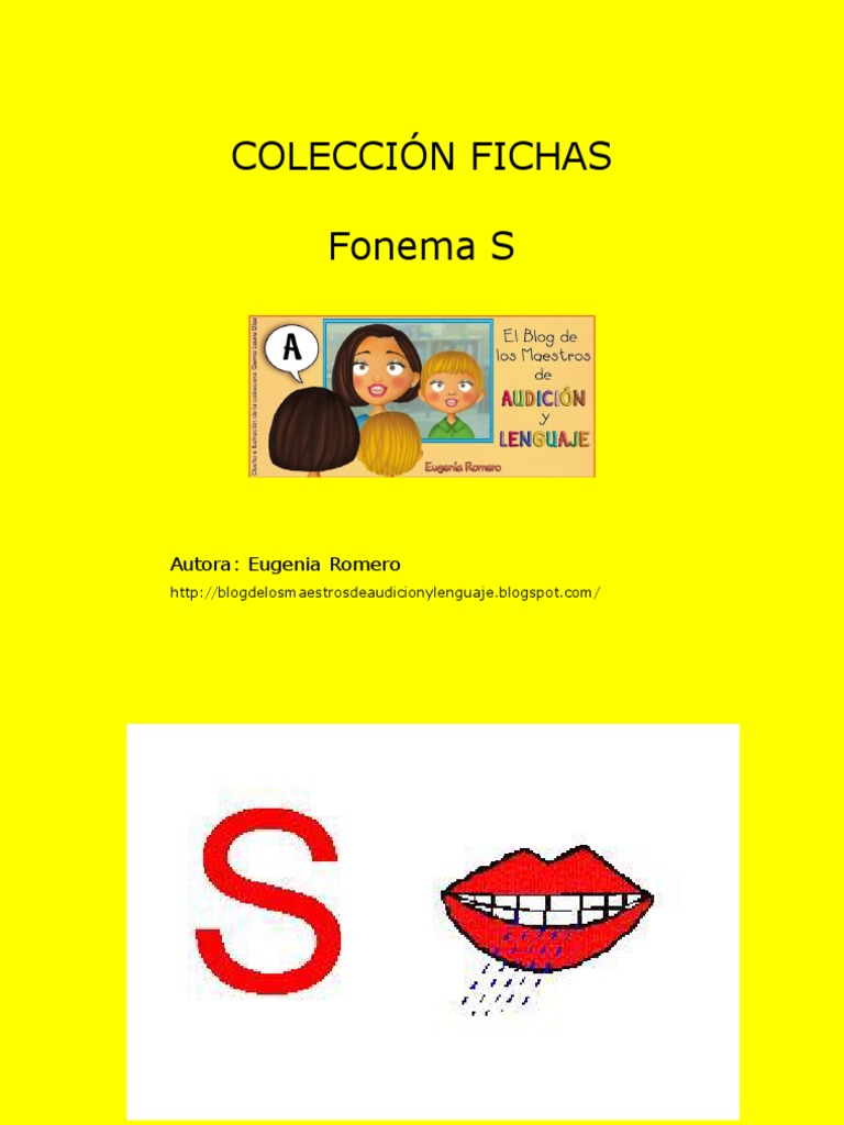 Fichas y Ejercicios Fonema S | PDF | Poesía