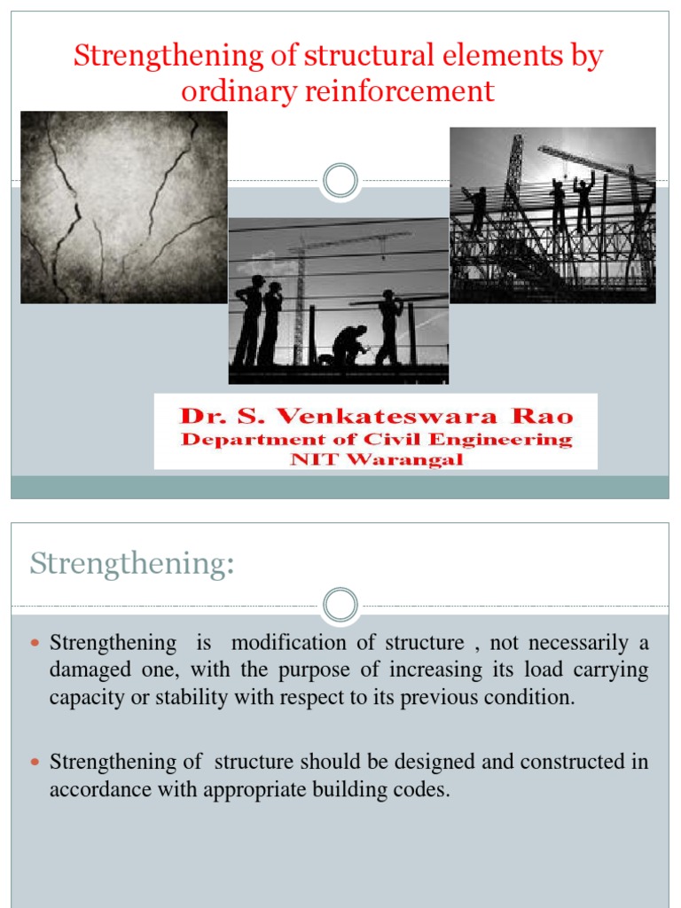 26.strengthening of Structural Elements by Ordinary Reinforcement (New ...