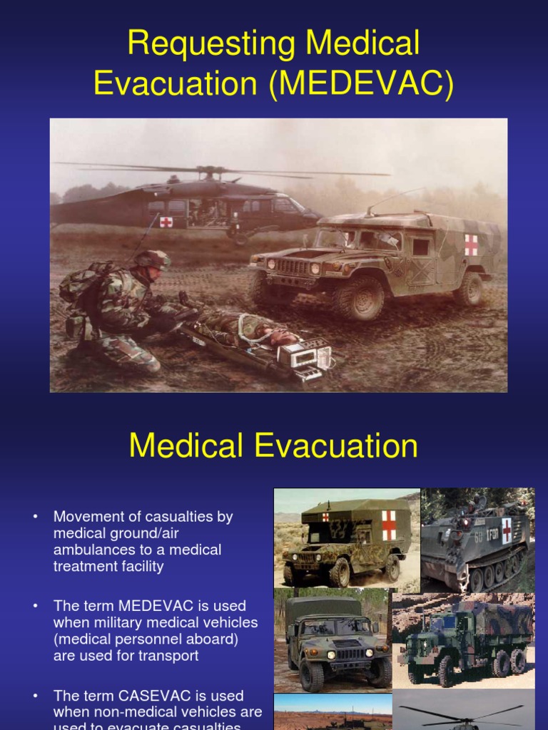 Lesson 8 Requesting Medical Evacuation (Medevac) | PDF | Ambulance ...