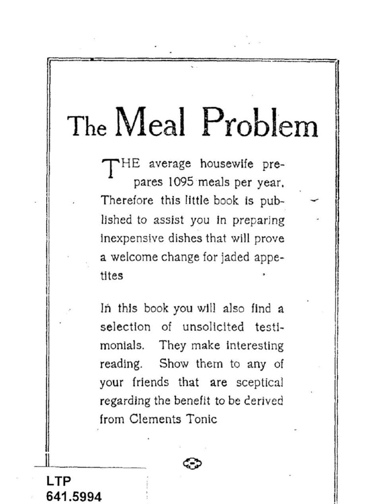 Clements Tonic Cookery | PDF | Roasting | Baking