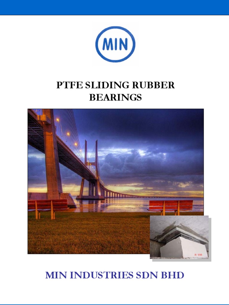PTFE Sliding Bearing Catalogue | PDF | Bearing (Mechanical) | Concrete