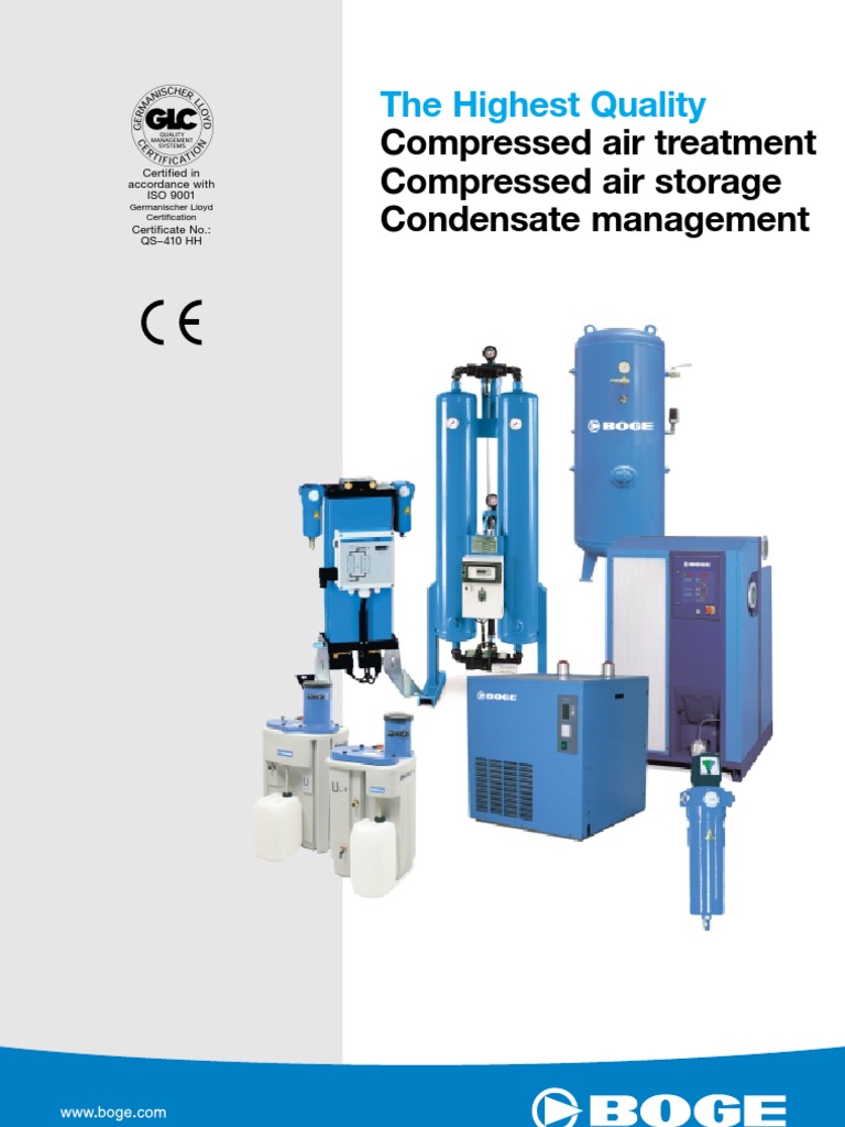 Compressed Air Treatment, Drier and Storage | PDF | Clothes Dryer ...
