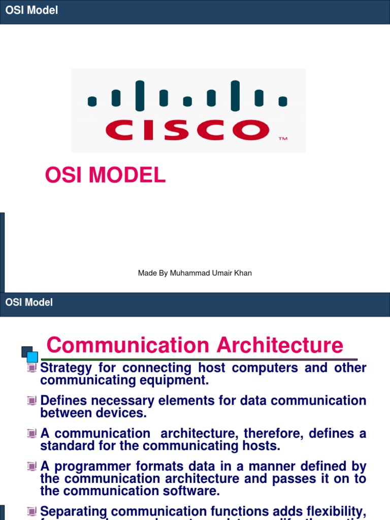 OSI Model | PDF | Osi Model | Internet Protocols