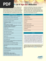 ISMP High Alert Medication List | PDF | Pharmaceutical Drug | Injection ...