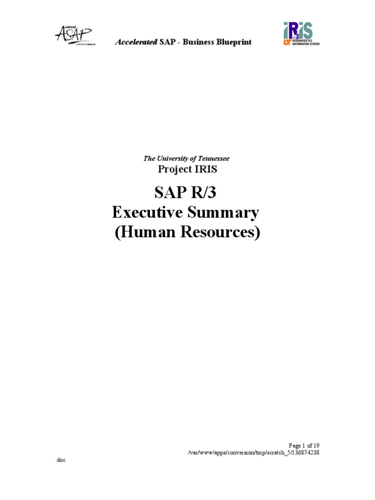 Executive Summary Human Resource Management Human Resources