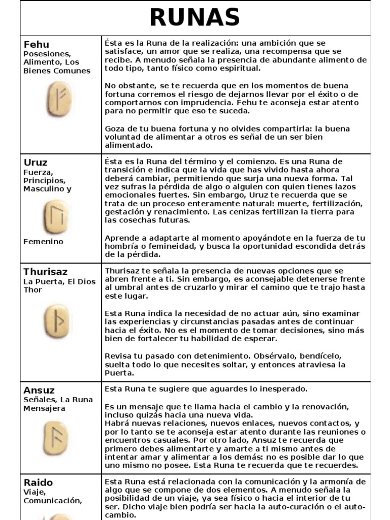 Runas | PDF | Runas | Escritura