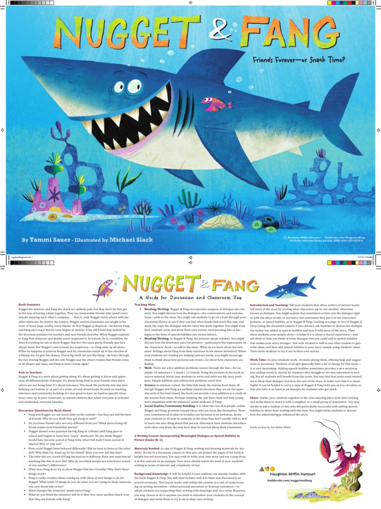 Nugget and Fang Discussion Guide | PDF | Foreign Language Studies