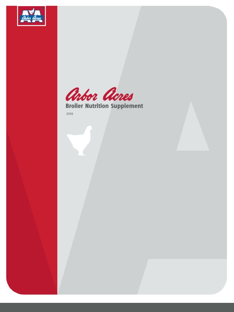 Arbor Acres Nutrional Guide | PDF | Dietary Supplements | Nutrition