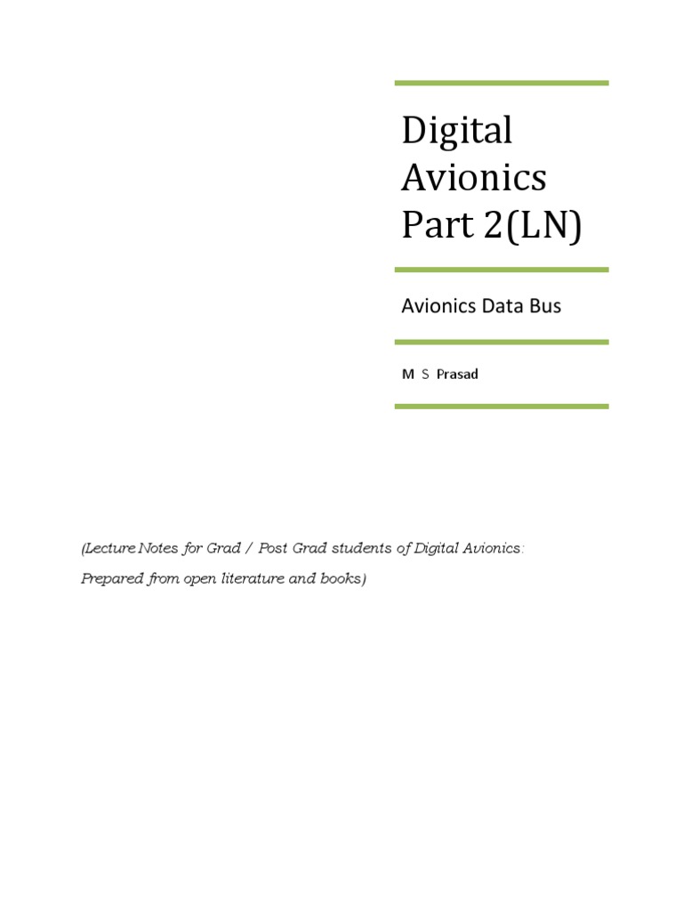 Digital Avionics Avionics Bus System | PDF | Network Topology ...
