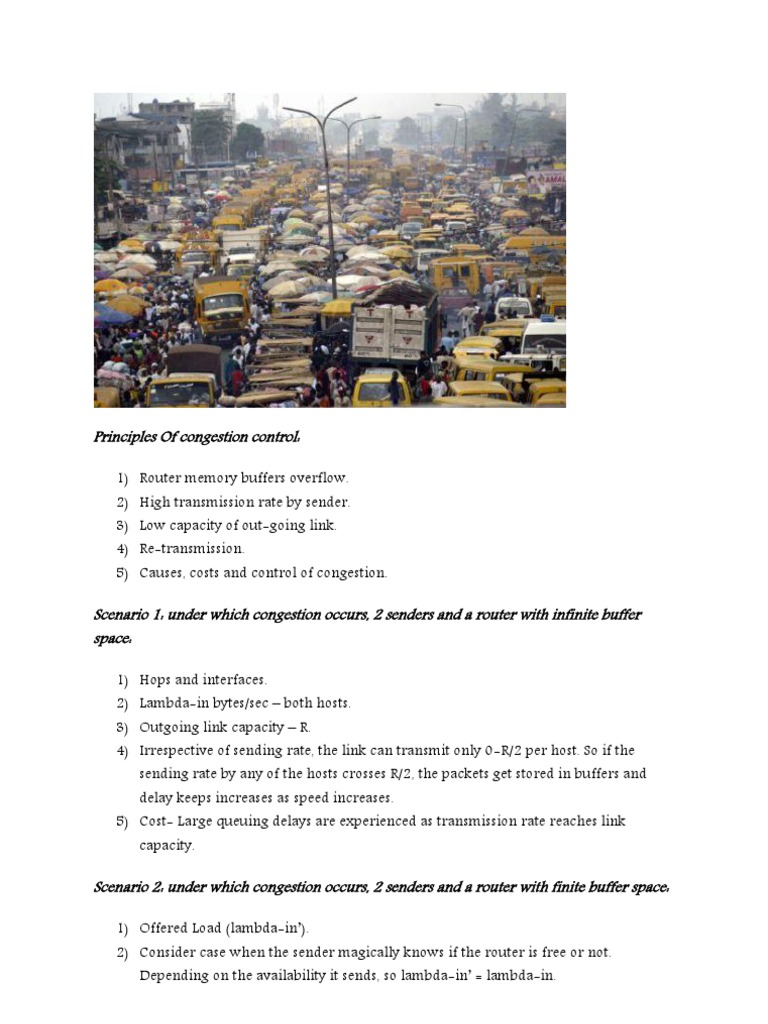 3.6 Principles of Congestion Control | PDF