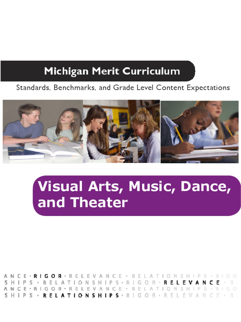 Michigan Merit Curriculum For Visual Arts, Music, Dance and Theater ...