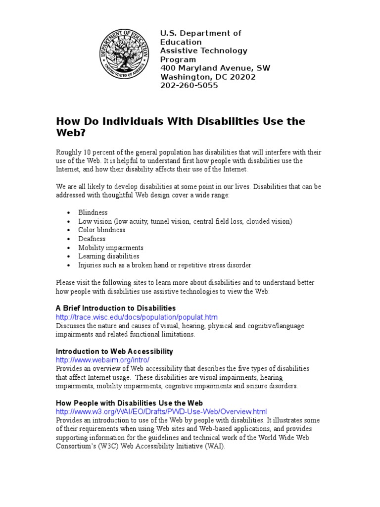 Description: Tags: Disability-Awareness | PDF | World Wide Web ...